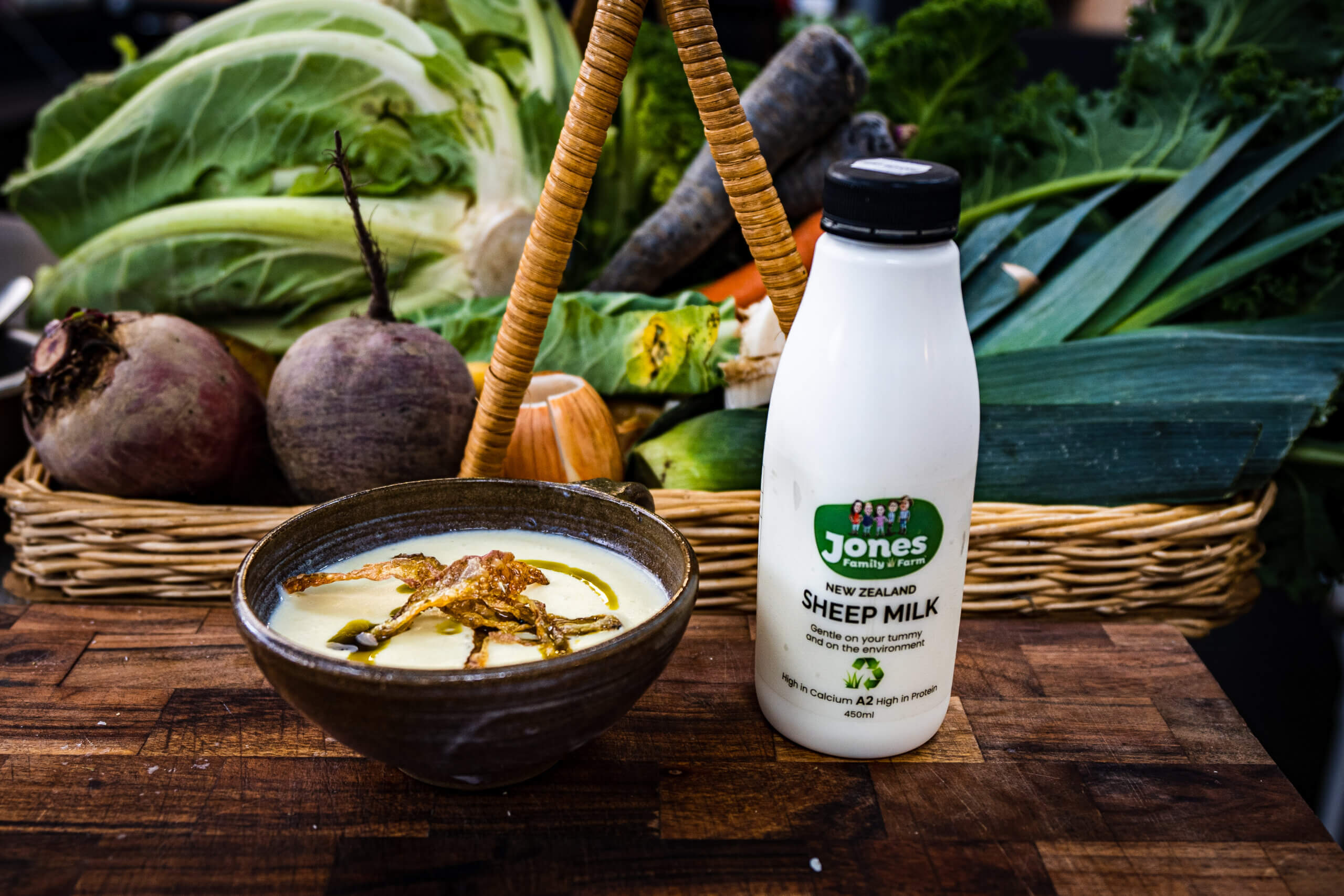 Creamy Potato and Leak Soup with Sheep’s Milk - Jones Family Farm