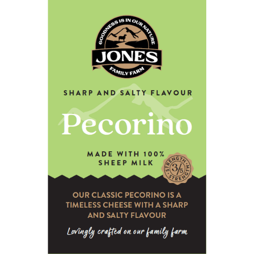 Pecorino (120g) A2 Sheep Milk Cheese - Jones Family Farm
